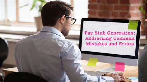 Pay Stub Generation Addressing Common Mistakes And Errors Fusion 420