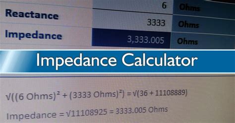 Impedance Calculator Design Analysis Tesla Scientific