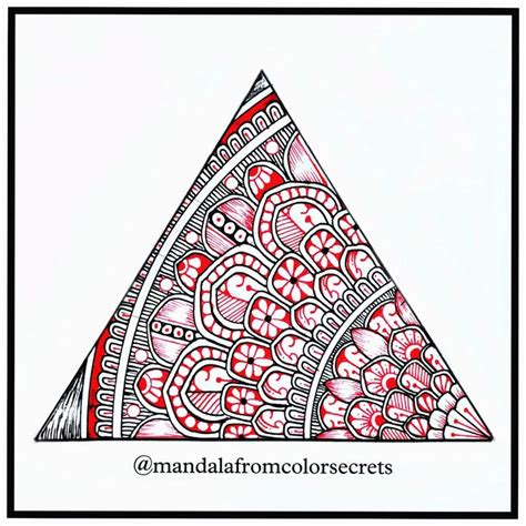 Triangular Mandala Art
