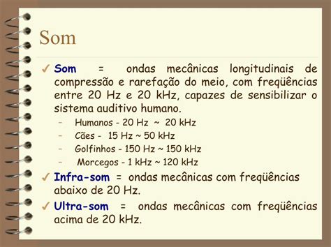 Pdf Som Pbr · Som Som Ondas Mecânicas Longitudinais De