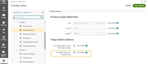 Configure Global Settings For Product Images Orocommerce Orocrm And Oroplatform Documentation