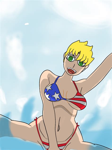 Rule 34 American Flag American Flag Bikini Beach Beach Sexy Bikini