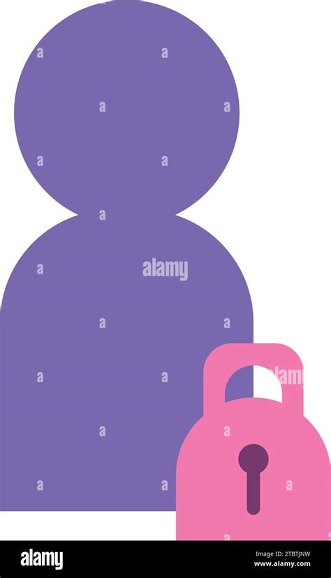 Data Security Illustration Of Users Vector Isolated Stock Vector Image And Art Alamy