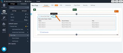 Hide Columns Based On Snippets