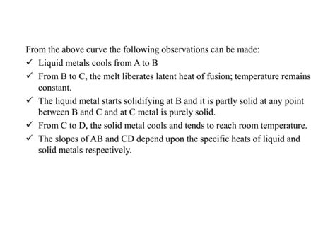 Solidification Of Casting Pptx Chemistry Science