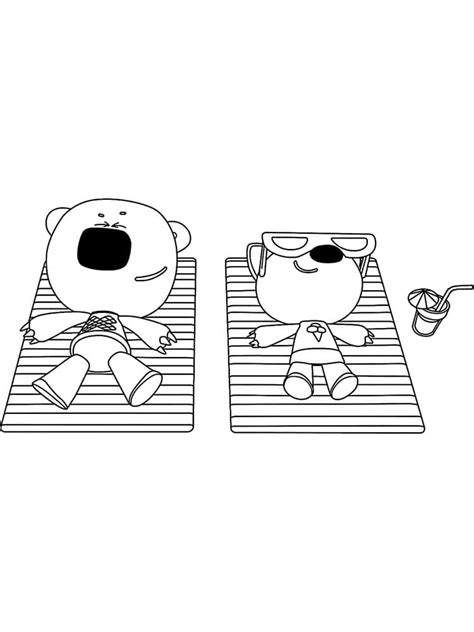 Раскраска Цыпа из Мимимишки 5 - Бесплатнo Pаспечатать или Cкачать Oнлайн