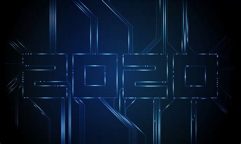 Circuit Board Technology Cpu Microprocessor Vector Image