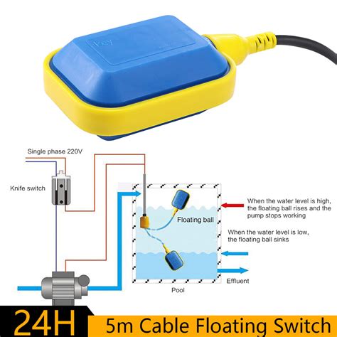 Bold Copper Wire M M Float Switch Water Level Controller Liquid Switches Contactor Sensor
