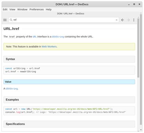 Devdocs Api Documentation Browser Linuxlinks