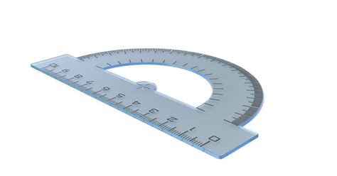 Protractor 3d Incl Mathematics And Protractor Envato Elements