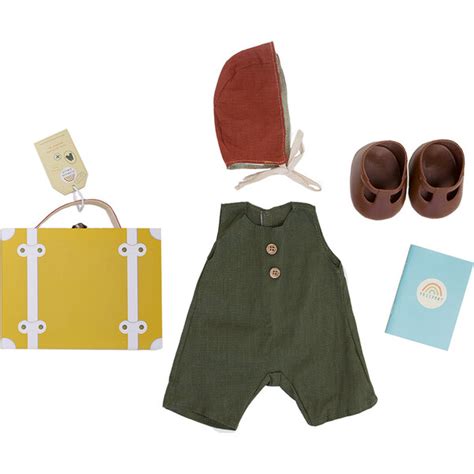Dinkum Doll Travel Togs Mustard Olli Ella Dolls And Doll Accessories