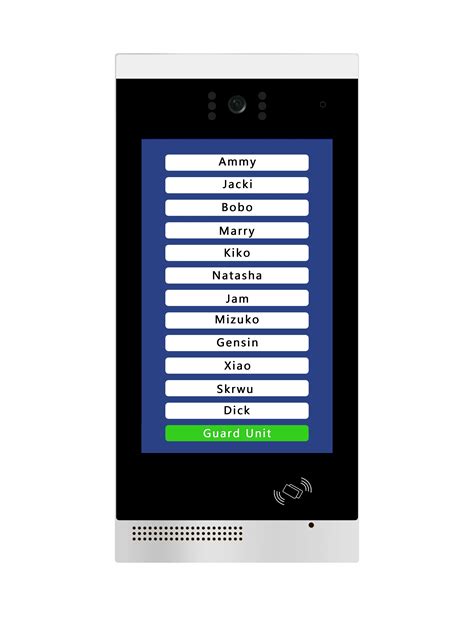 Tcp Ip Wire Video Intercom System With Tuya Remote Control For Multi Apartment Building Video