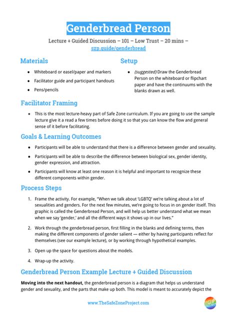 Genderbread Person Pdf