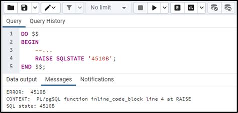 Plpgsql Errors And Messages Commandprompt Inc