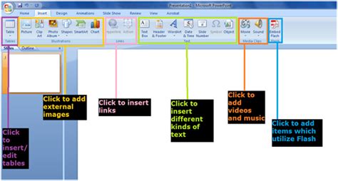 Lesson The PowerPoint Window Menus