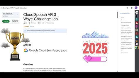 New2025 Cloud Speech Api 3 Ways Challenge Lab Qwiklabs Arc132