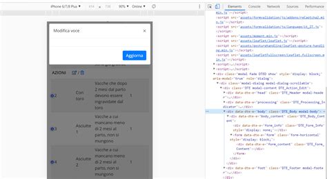 Editor Modal Body Empty And Delete Button Not Working On Small Screen