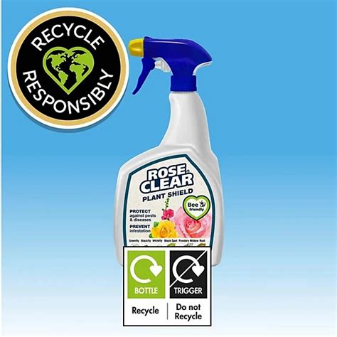 Rose Clear Plant Shield Spray Pesticide Free Bug Killer Fungus Control