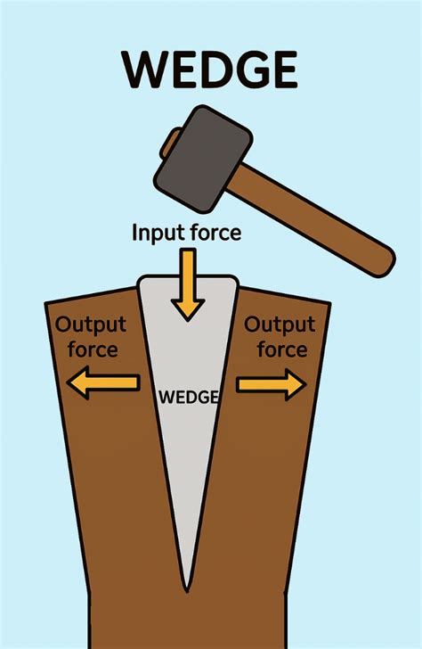 Simple Machine Wedge Diagram