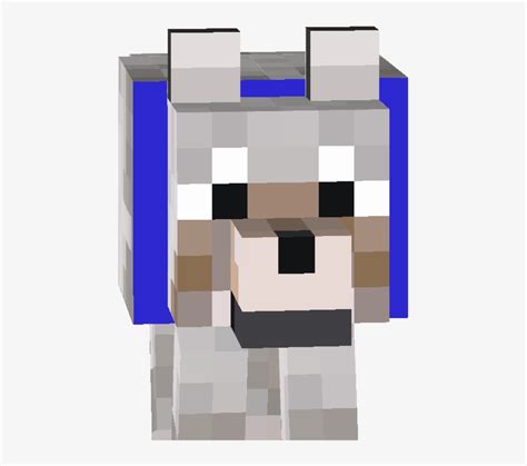 Minecraft Getemde Wolf Gezicht
