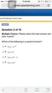 Solved Which Of The Following Is A Parent Function F X Chegg Com