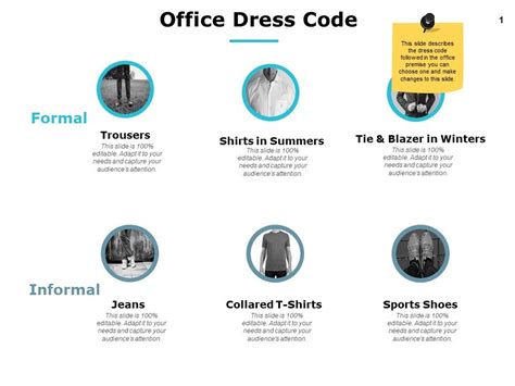 office dress code ppt powerpoint presentation layouts example