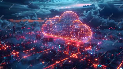 premium photo visualizing the global iot network incorporating cloud