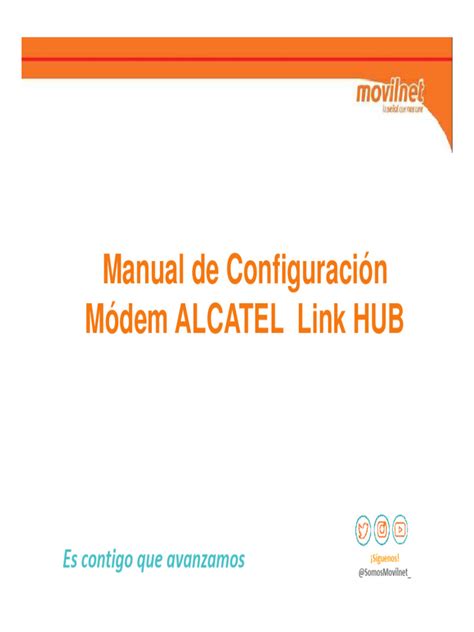 manual de usuario modem alcatel link hub 2 pdf enrutador