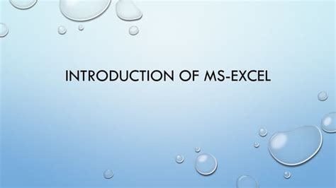 Ms Excel Exercisespdf