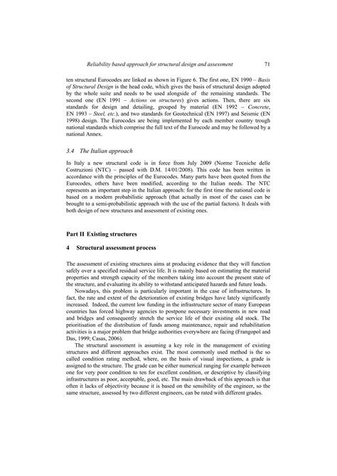 Reliability Based Approach For Structural Design And Assessment Performance Criteria And