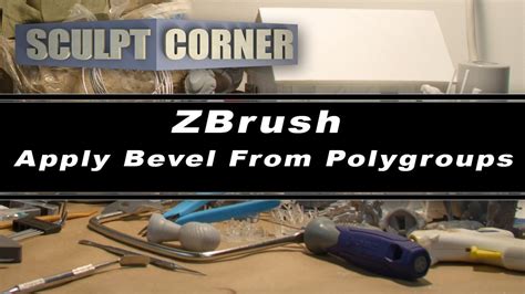 zbrush apply bevel from polygroups youtube
