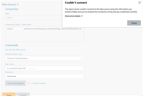 solved odata data source credentials issue microsoft fabric community