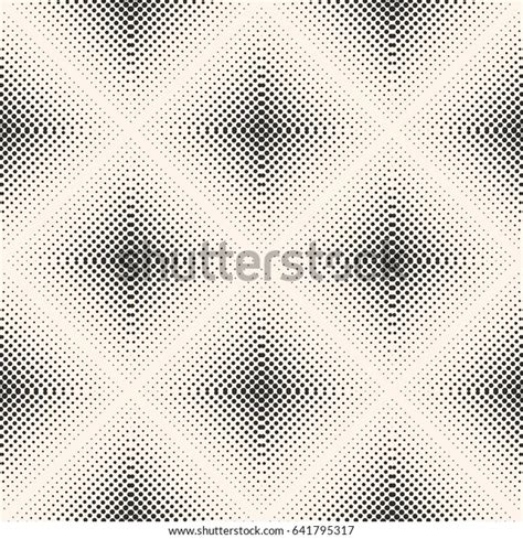 Vector Seamless Pattern Visual Halftone Gradually Stock Vector Royalty Free 641795317