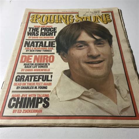 Rolling Stone Magazine June 1977 Issue 241 Robert De Niro Grateful