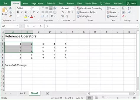Understanding Excel Operators Guide Microsoft