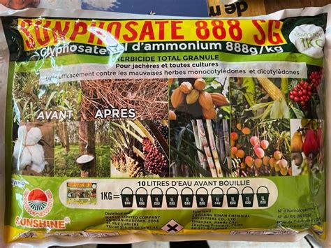 Herbicide Granulé Total Sunphosate 888 Sg 1 Kg Toutes Les Cultures