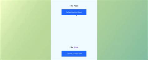 Action Sheet Awesome React Native