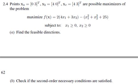 Solved Would You Please Solve This Numerical Optimization