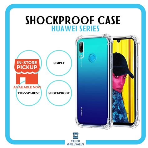 Free Screen Protector Huawei Series Clear Shockproof Transparent Soft Tpu Case Y Mate