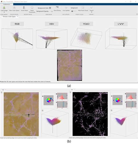 Schermata Dellapplicazione Color Thresholder In Matlab A Scelta