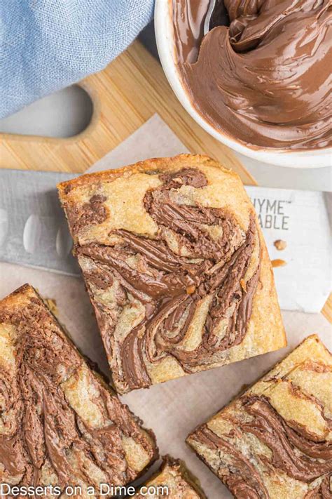 Nutella Bars Desserts On A Dime