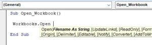 VBA Open Workbook How To Use Open Excel Files