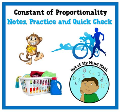 Constant Of Proportionality Notes Amped Up Learning