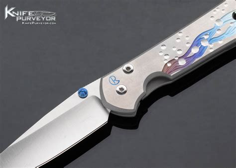 Chris Reeve Custom Knife Small Sebenza 21 Cgg Seagrass Frame Lock Knife Purveyor