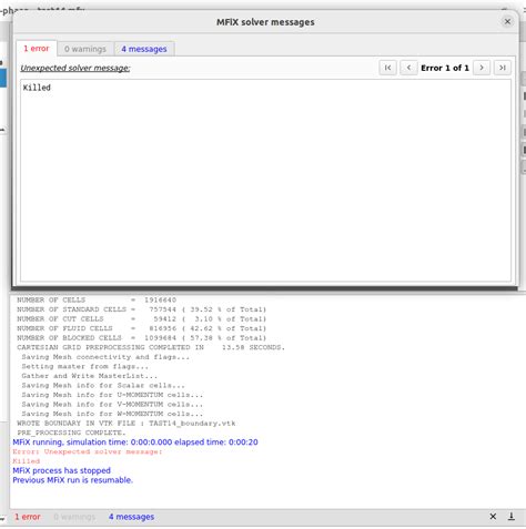 Imported Stl Models Fail To Run Mfix Netl Flow Science Software Support