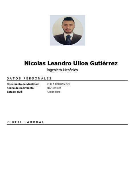 Ho Jade Vida Nicolas Ulloa Gutierrez Pdf Calidad Comercial