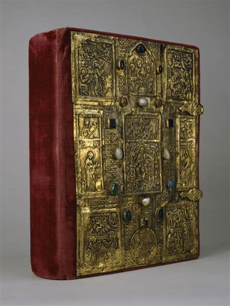 Gospel. 1685; binding and velvet - late 19th-early20th century; cover ...