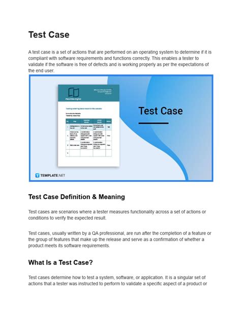 test case pdf pdf software testing software