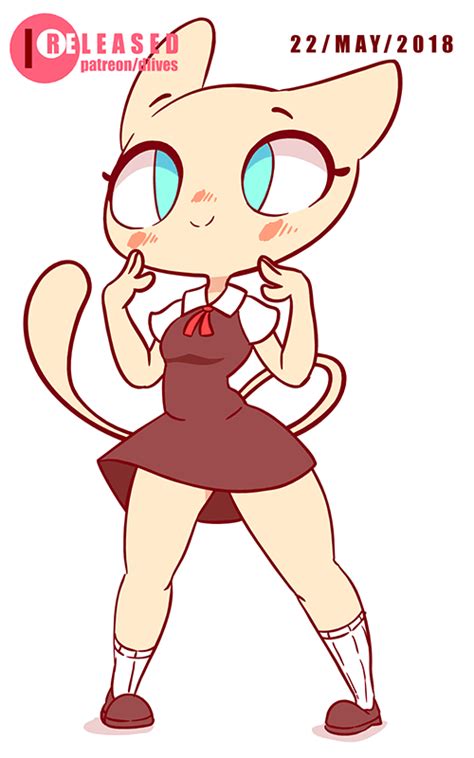 AGNPH Gallery 182011 Animated Anthro Breasts Diives Female Mew Solo