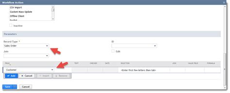 Netsuite Development Notes Workflow Action Go To Record Sending Id